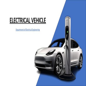 Electric Vehicle ppt EVs on sustainability | PPTX