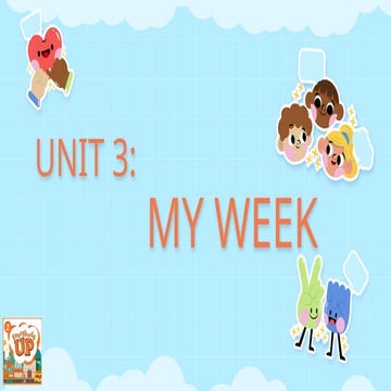 UP 2 UNIT 8 LESSON 3 PRESENTATION FOR CHILDREN | PPTX
