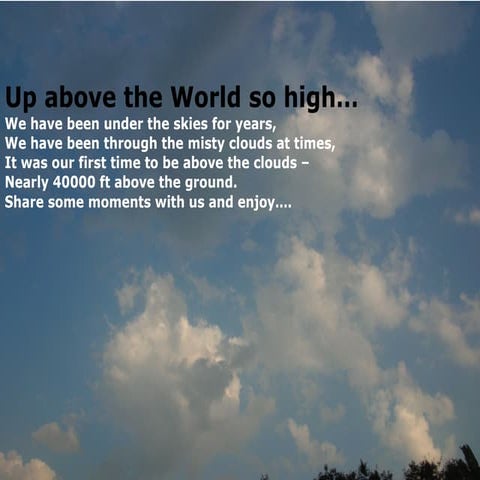 Up Above The World So High | PDF