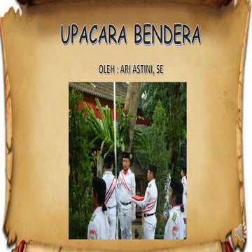 MATERI TATA CARA UPACARA BENDERA LATPIM OSIS | PPT