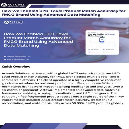 UPC-Level Product Match Accuracy for FMCG Brand.pptx