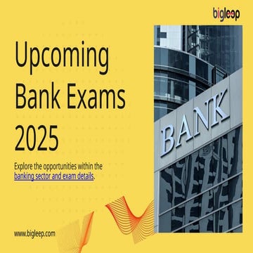 Upcoming Bank Exams And Simple guide 2025.pptx.pptx