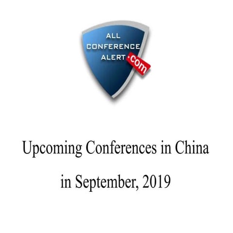 Best International Conferences in 2019 & 2020 | PDF
