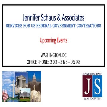 FED GOV CON - Upcoming Events | PPTX