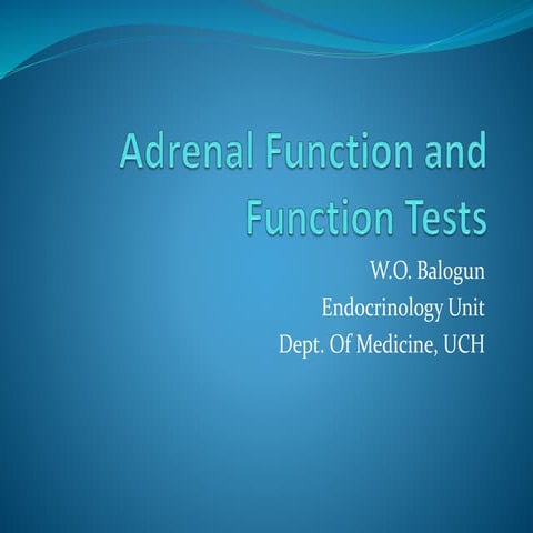 Update.Adrenal Functionand Tests.pptx