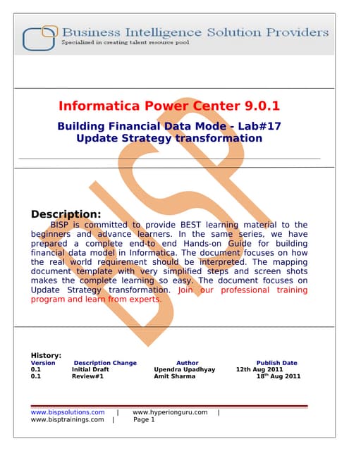 Scd type2 through informatica | PDF | Databases | Computer Software and ...