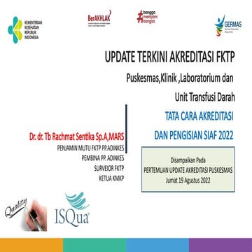 UPDATE AKREDITASI FKTP SURVEIOR KMKP 1982022.pptx