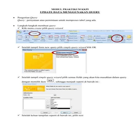 Update data dengan menggunakan query 1 | PDF