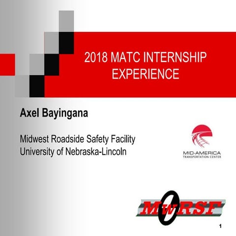 2018 MATC Intern Program - Axel Bayingana | PPT