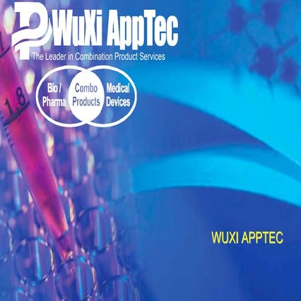 WuXi AppTec Medical Device Preclincal Testing Services | PDF