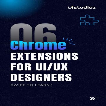 6 must-have chrome extensions for designers in 2024 | PDF
