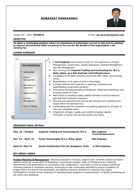 Site-Manager & Site-Engineer (Civil Engineer) | PDF | Civil Engineering Industry | Industries