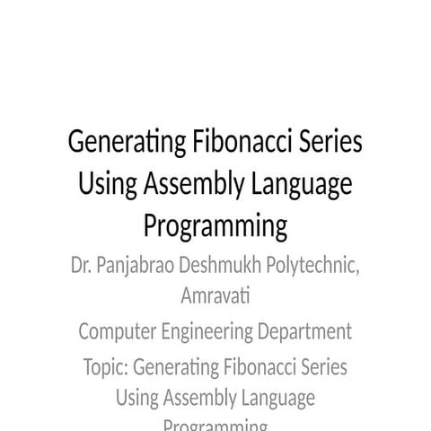 New Fibonacci Presentation for data structure , how to create fibonacci ...