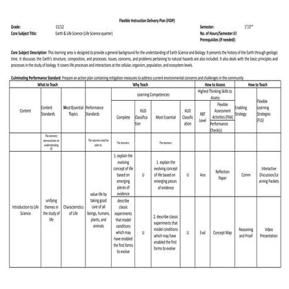 Updated FIDP Life Science..pdf FILE .... | PDF