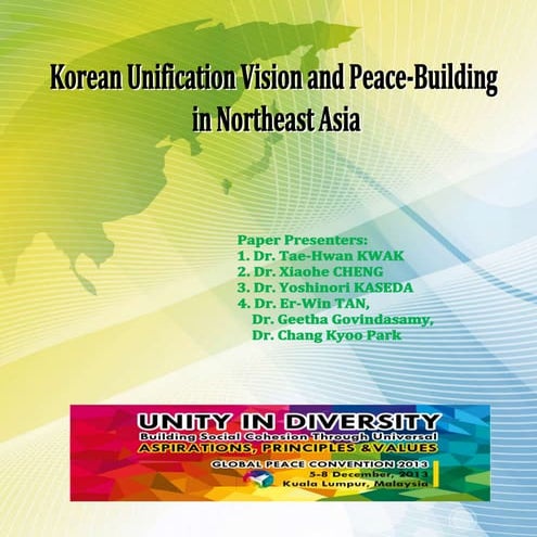 Korean Unification Vision and Peace-Building in Northeast Asia | DOCX