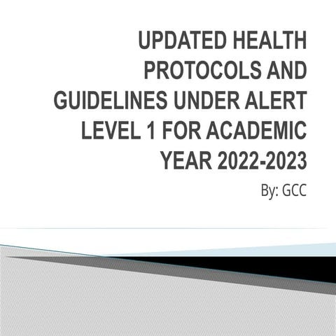 UPDATED HEALTH PROTOCOLS AND GUIDELINES UNDER ALERT LEVEL.pptx