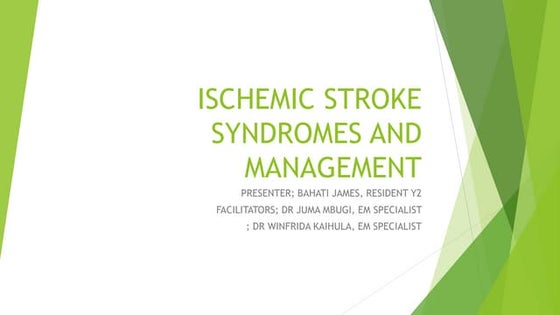 Neurology Hemodynamic stroke brain stroke | PPT