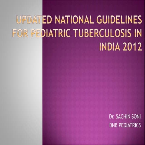 Revised definitions of tb cases and management as per ntep | PPTX
