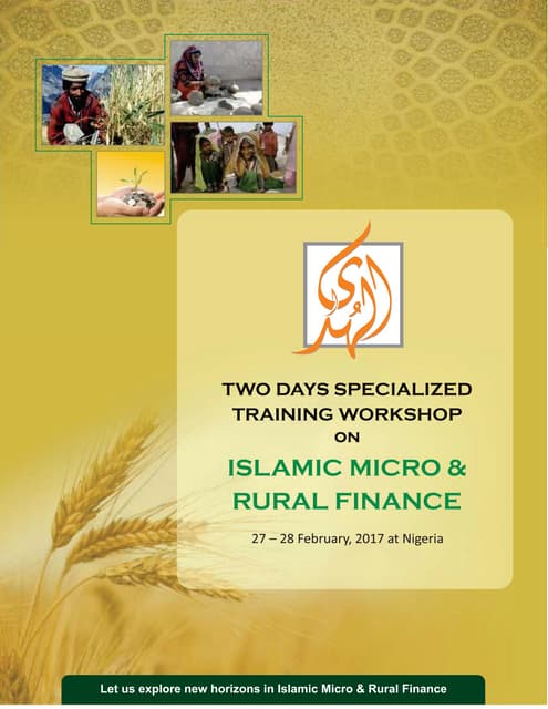 Microfinance: Course outline | DOCX | Financial Industry | Industries