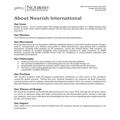 Solid Ground One Pager | PDF