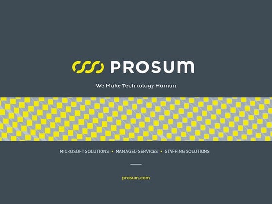 Prosum presentations