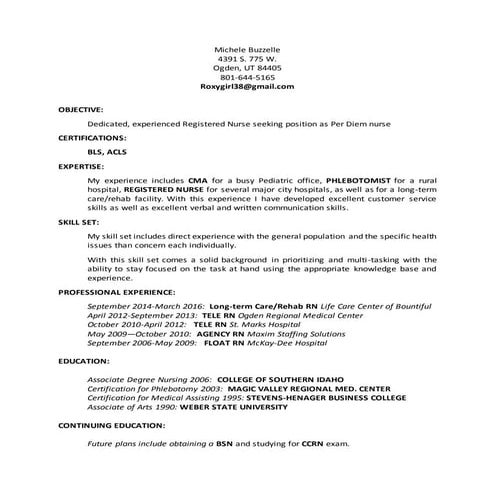 Updated resume | PDF