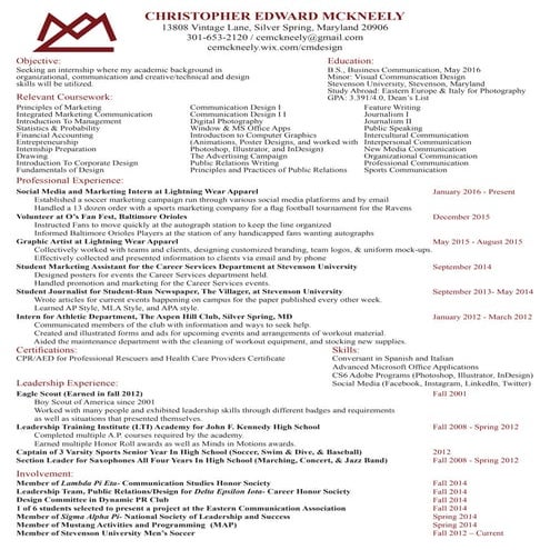 Updated Resume | PDF