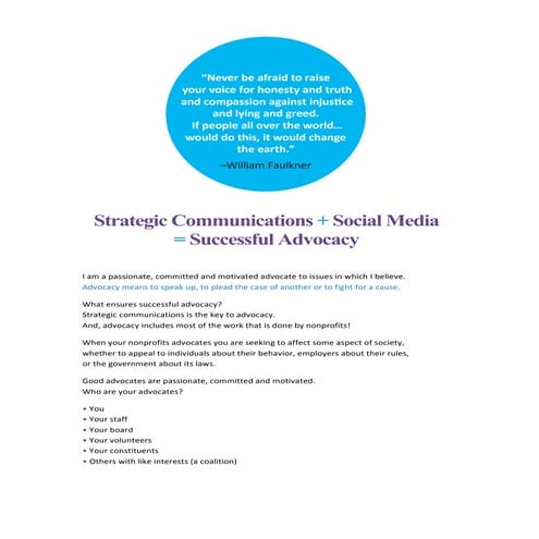 Updated successfuladvocacy | PDF