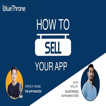 How to sell my app? | PPT
