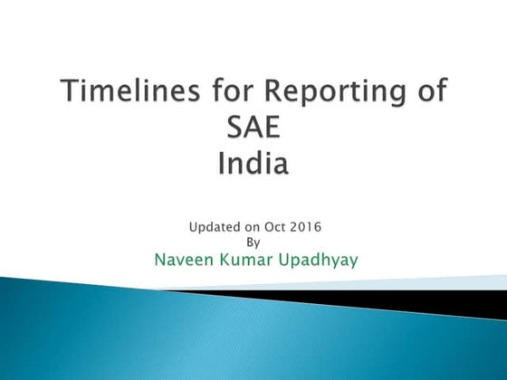 How to report an SAE | PPT