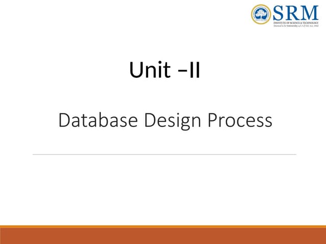 Entity Relationship Diagram | PPT