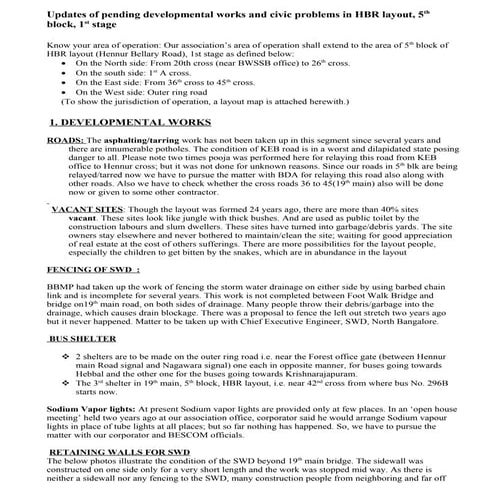 Update for pending works | DOC