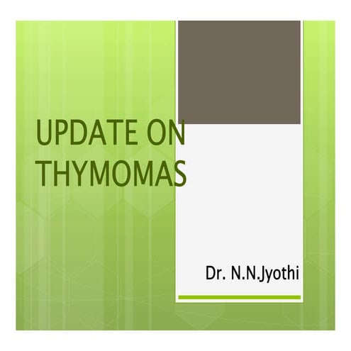 Update on thymomas | PDF