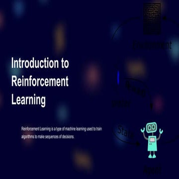 reinforcement learning in artificial intelligence | PPTX