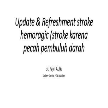 Update & Refreshment stroke.pptx