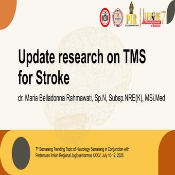 Update research on TMS for Stroke (dr. Maria Belladonna).pptx