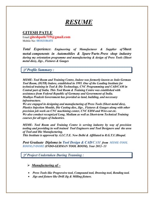 Dayanandachari. cv | DOC