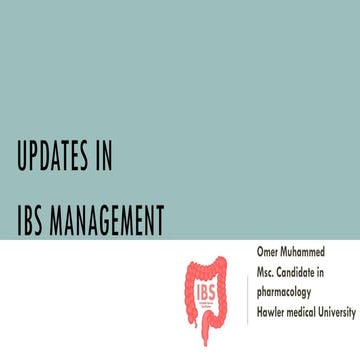 Updates in Irritable bowel Syndrome management.pptx