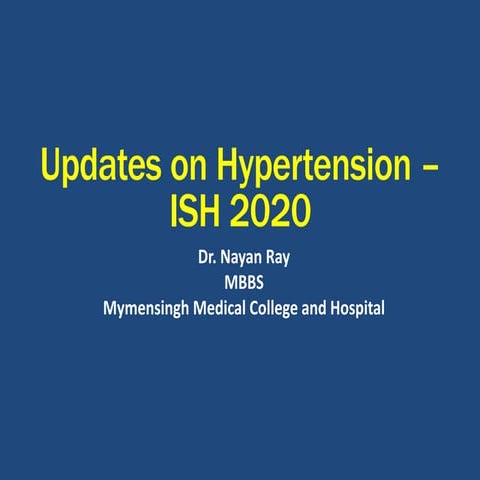 Updates on Hypertension (Short)- ISH 2020.pdf