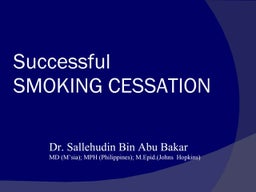 Is it safe to stop smoking with chantix | PPT