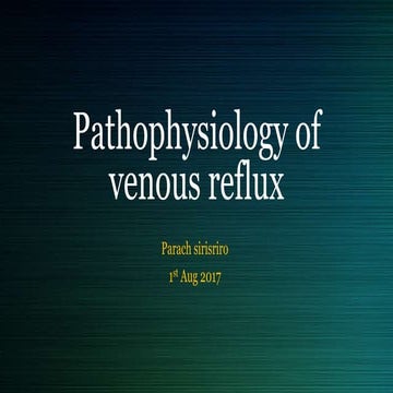 Update venous reflux | PPT