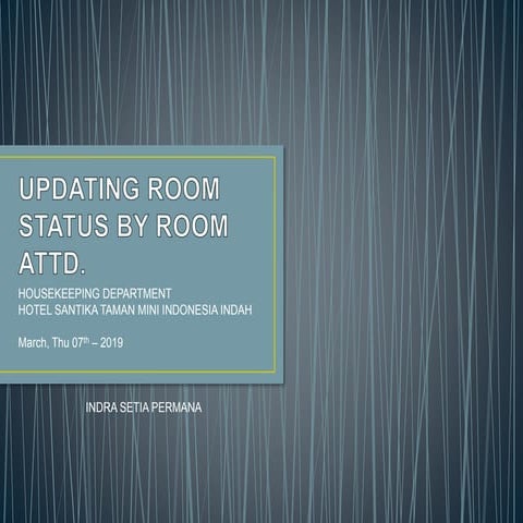 Updating room status | PPT