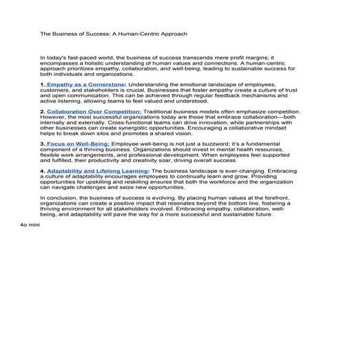 Business_Principles_Presentation - core principles | PPTX
