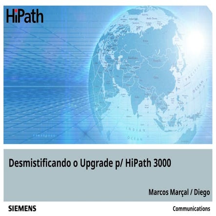 Upgrade do sistema legado HiPath 3000.ppt