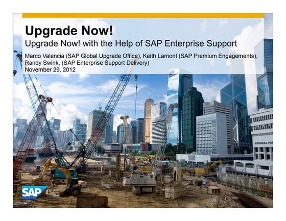 Sap ehp6 to ehp7 upgradation projects | DOC