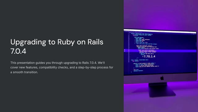 Upgrading Ruby on Rails to 7.0.4: A Comprehensive Guide | PPT Upgrading Ruby on Rails to 7.0.4: A Comprehensive Guide | PPT