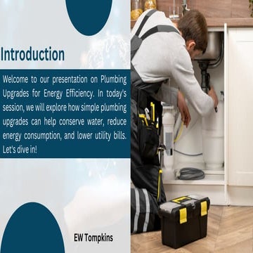 Plumbing Upgrades for Energy Efficiency | PDF