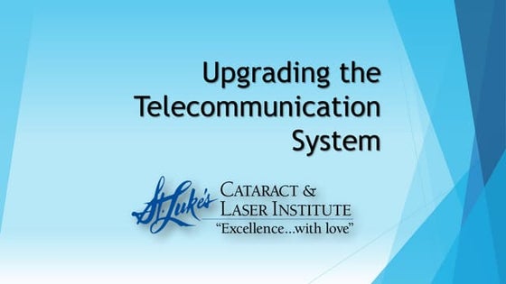 Upgrading the telecommunication system | PPT