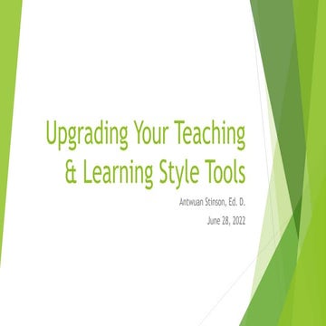 Teaching & Learning Style Tools (Slideshare).pptx