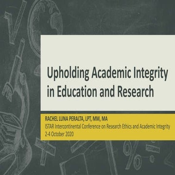 Upholding Academic Integrity | PPTX